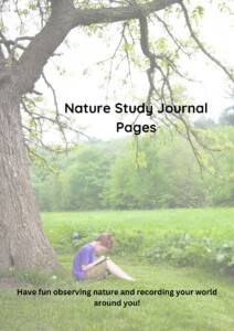 Nature Study Journal Pages Booklet