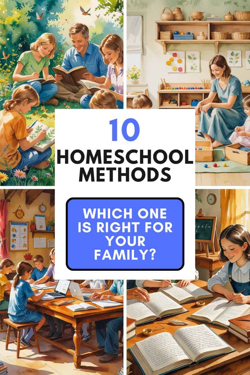 10 Homeschool Methods : Which One is Right for your Family?