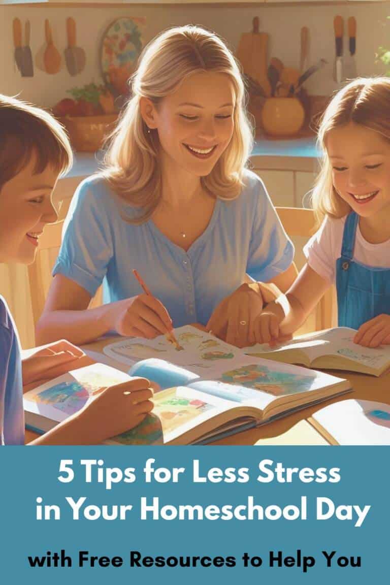 5 Tips to Less Stress in Your Homeschool